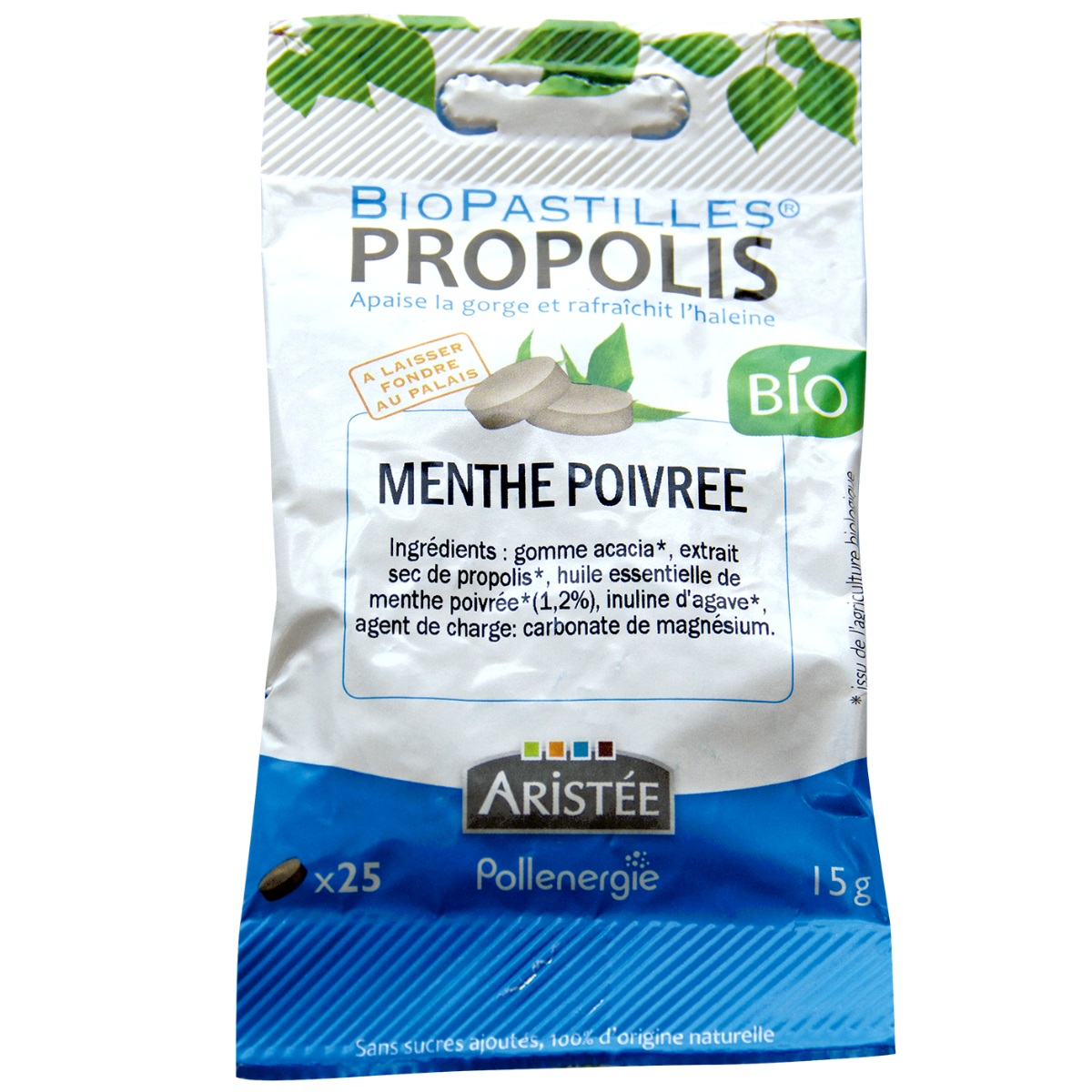 Organic Propolis and Peppermint Throat Lozenges